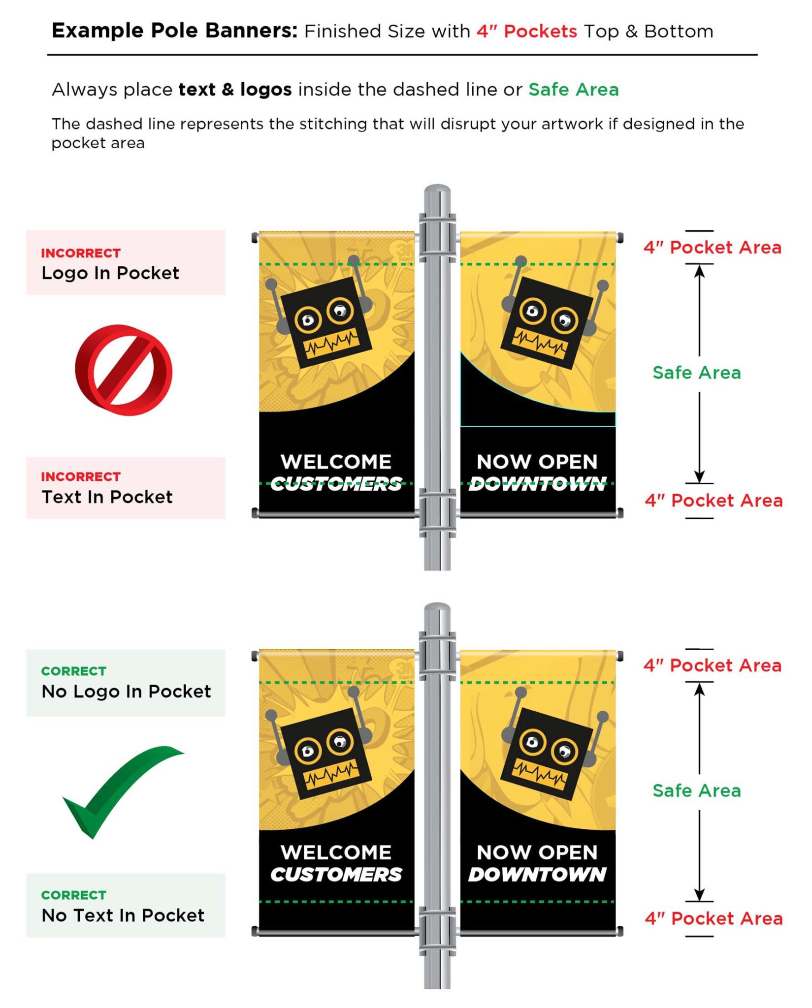 Outdoor Pole Banners – Indy Imaging Inc.