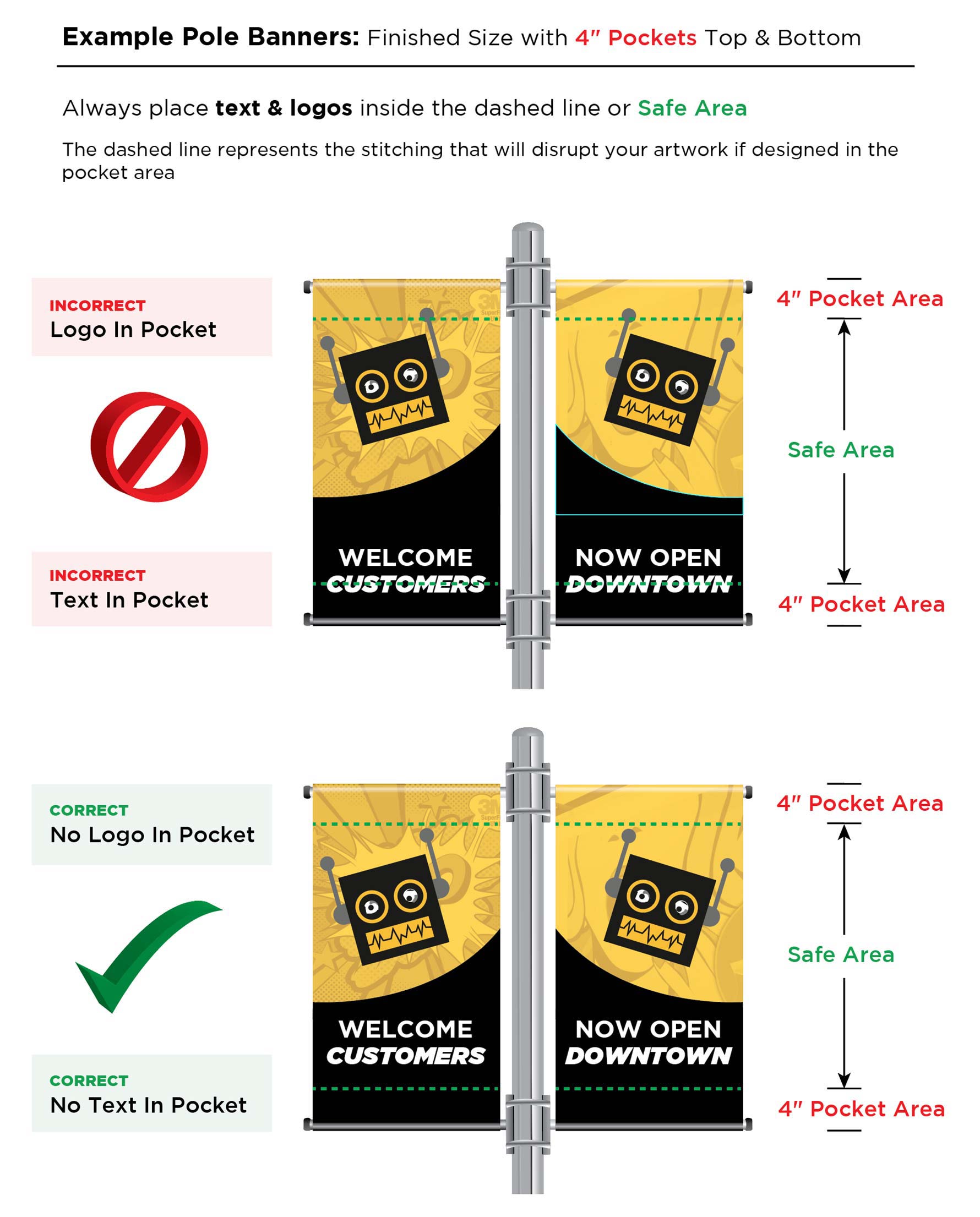 Outdoor Pole Banners – Indy Imaging Inc.